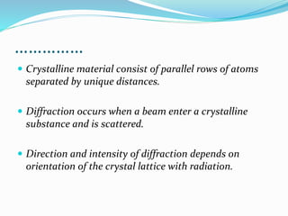 X-Ray Diffraction | PPT