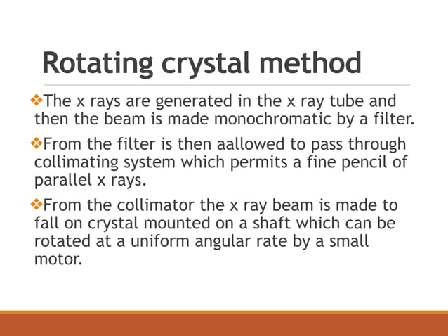 X ray diffraction (ANALYSIS) 1ST MPHARM | PDF