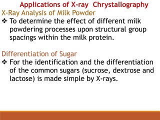 X ray diffraction (ANALYSIS) 1ST MPHARM | PDF
