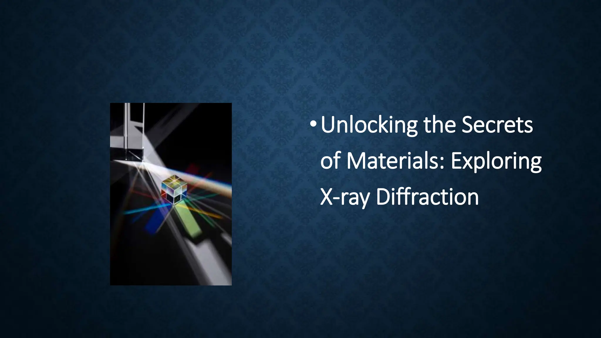 X RAY DIFFRACTION | X RAY DIFFRACTION BY BRAGGS LAW | PPTX