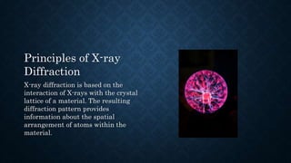 X RAY DIFFRACTION | X RAY DIFFRACTION BY BRAGGS LAW | PPTX