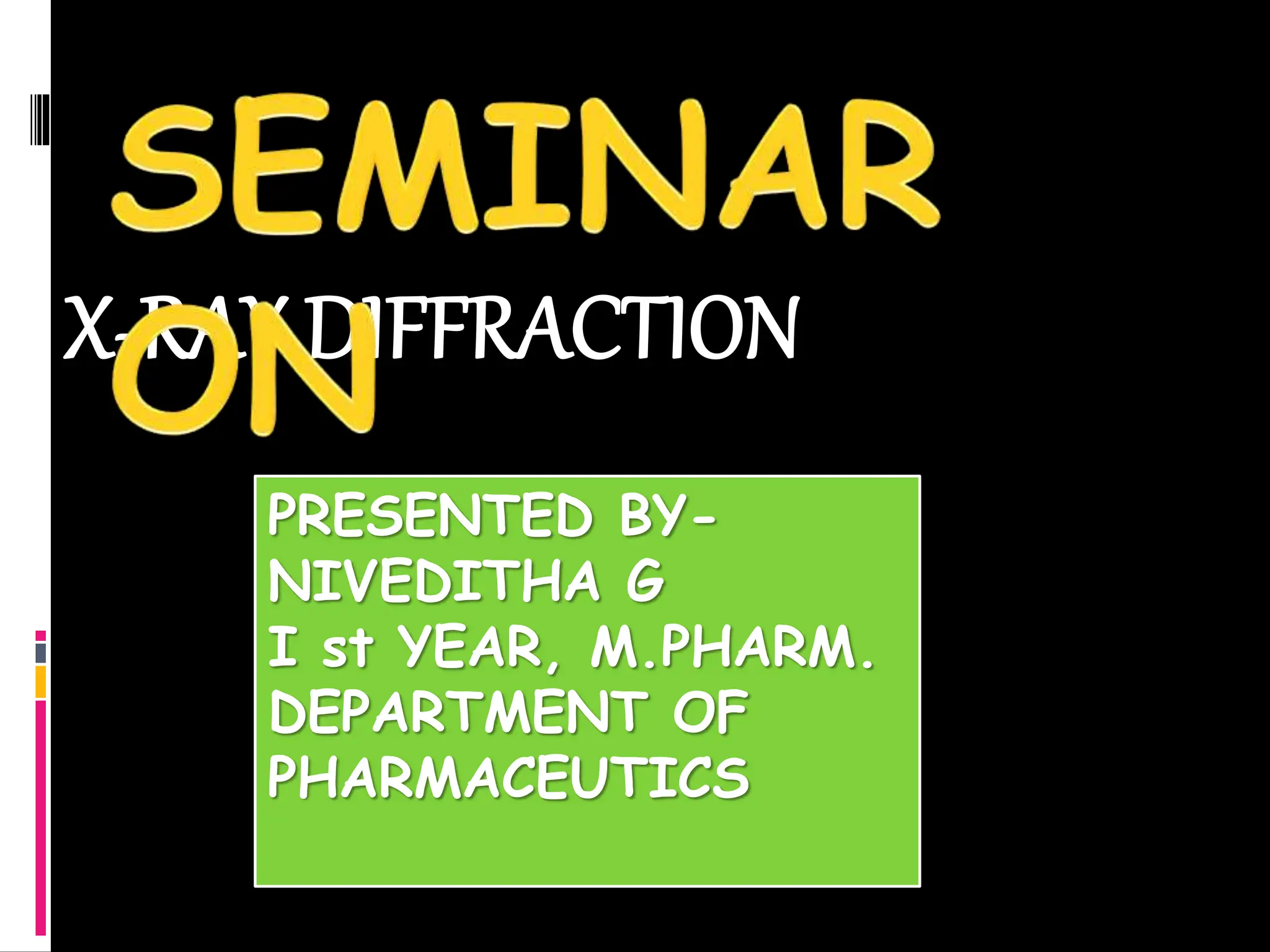BRAGG’S EQUATION MILLER INDICES POWDER DIFFRACTION METHOD | PPTX