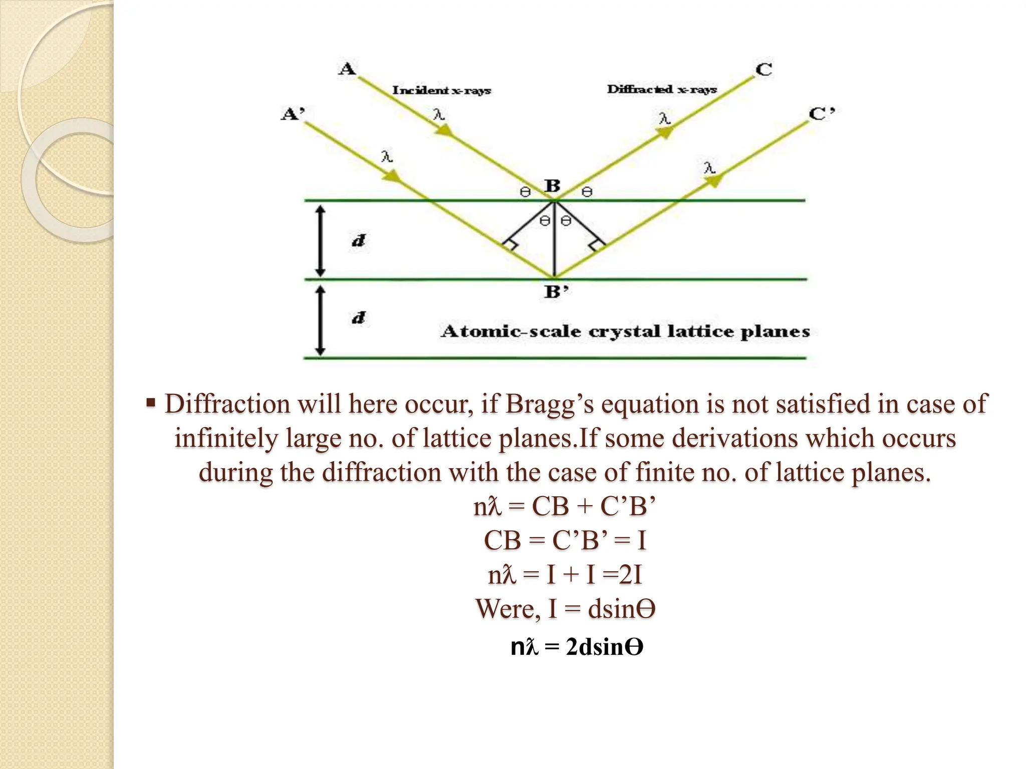 X – RAY DIFFRACTION | PPTX
