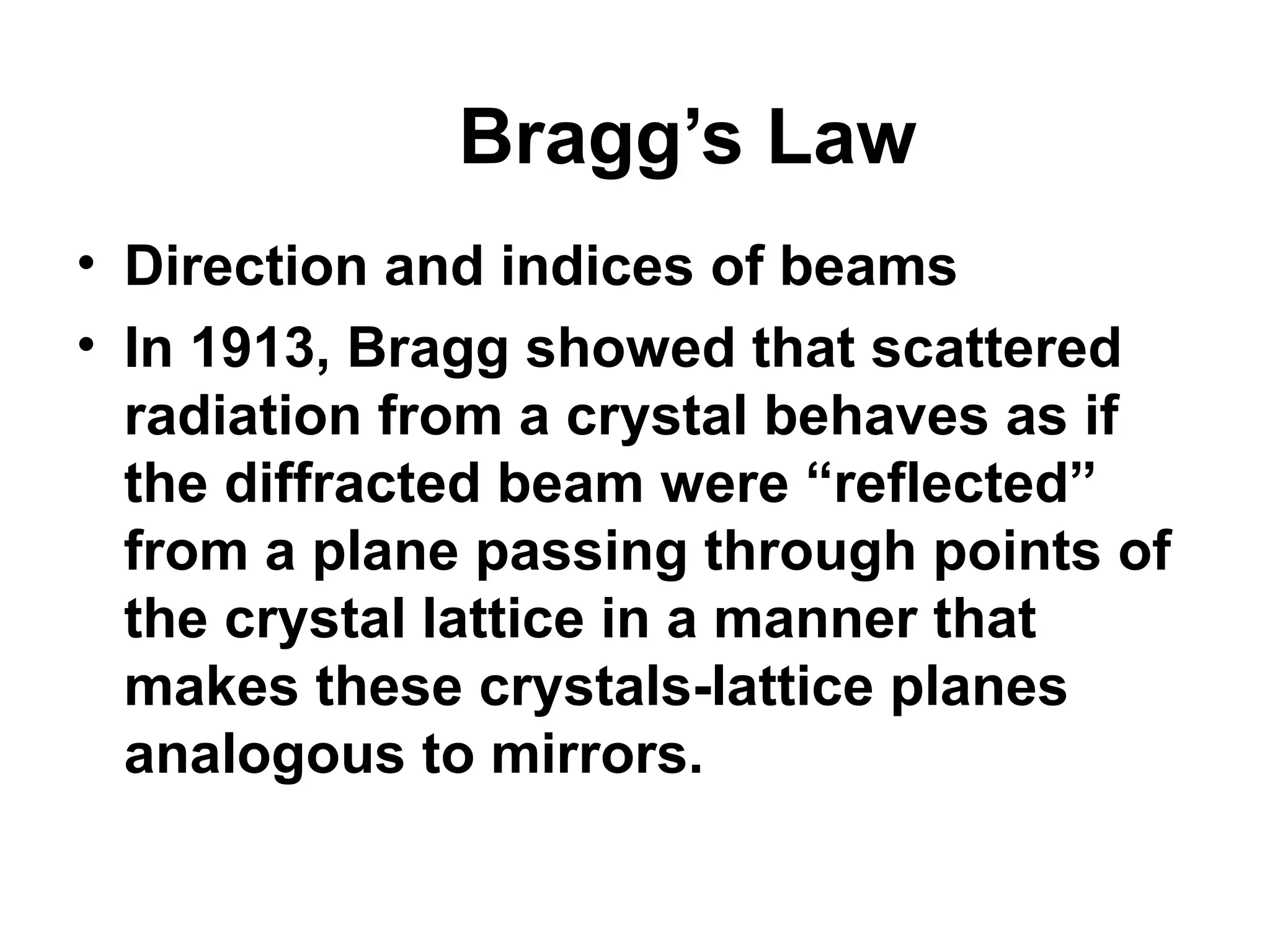 X ray diffraction | PPT