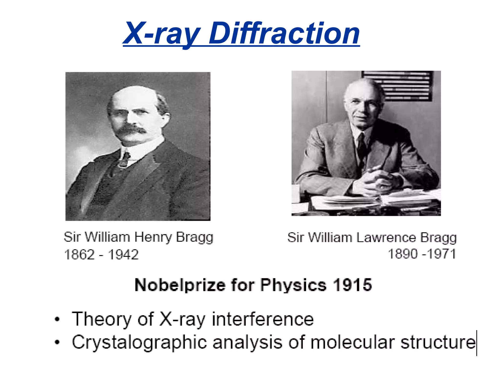 X ray diffraction | PPT