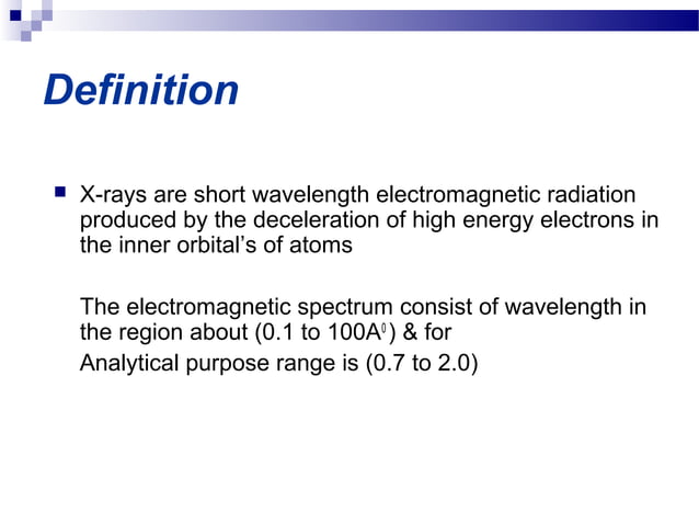 X ray diffraction | PPT