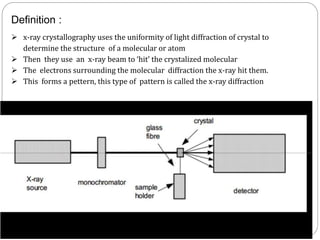 X ray diffraction studies | PPTX