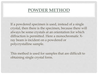 XRAY DIFFRACTION (XRD).pptx