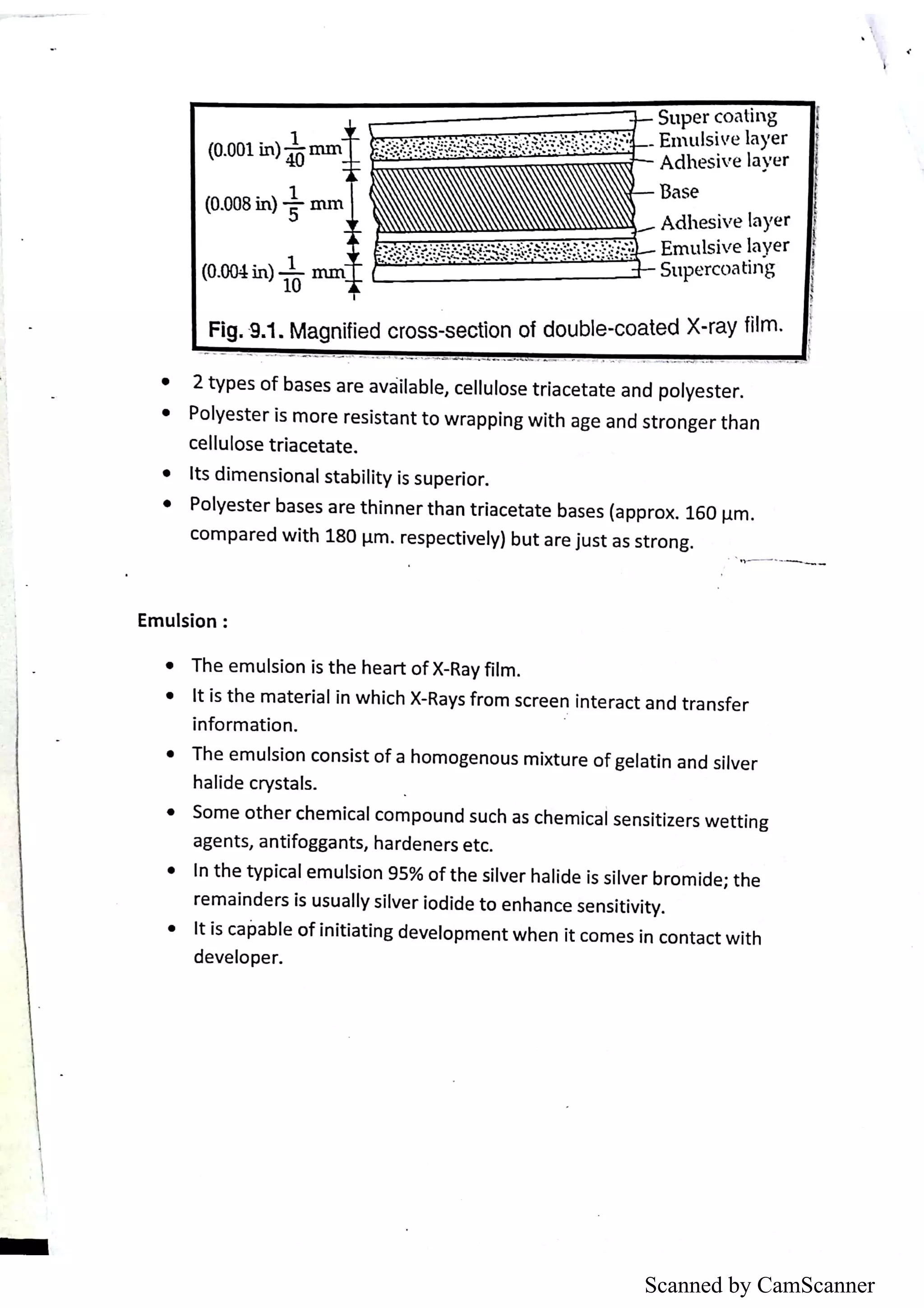 X ray film construction and types | PDF