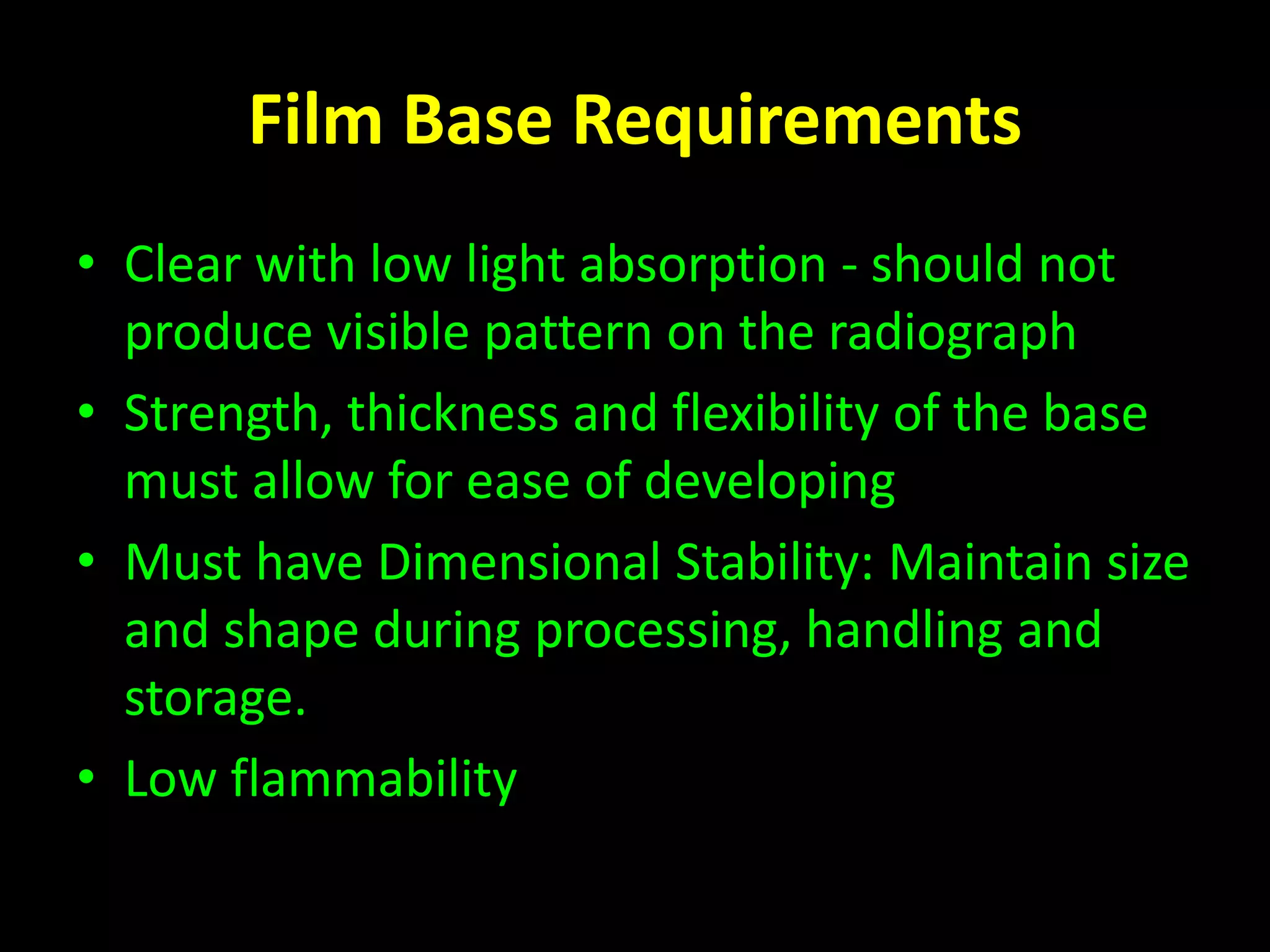 Xray film & film processing | PPTX