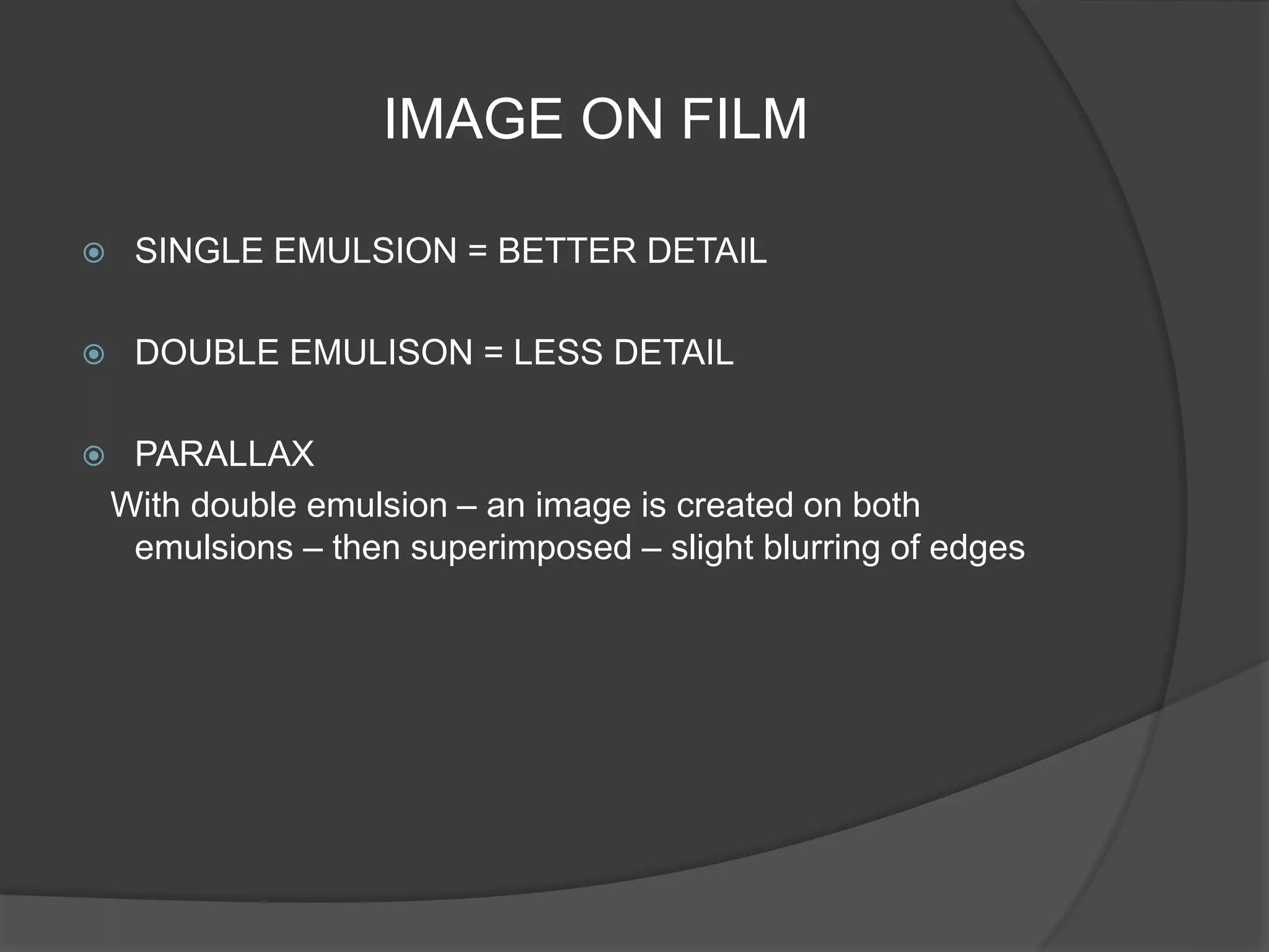 X ray films | PPTX
