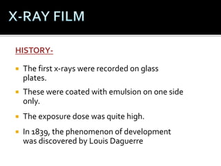X ray film | PPTX