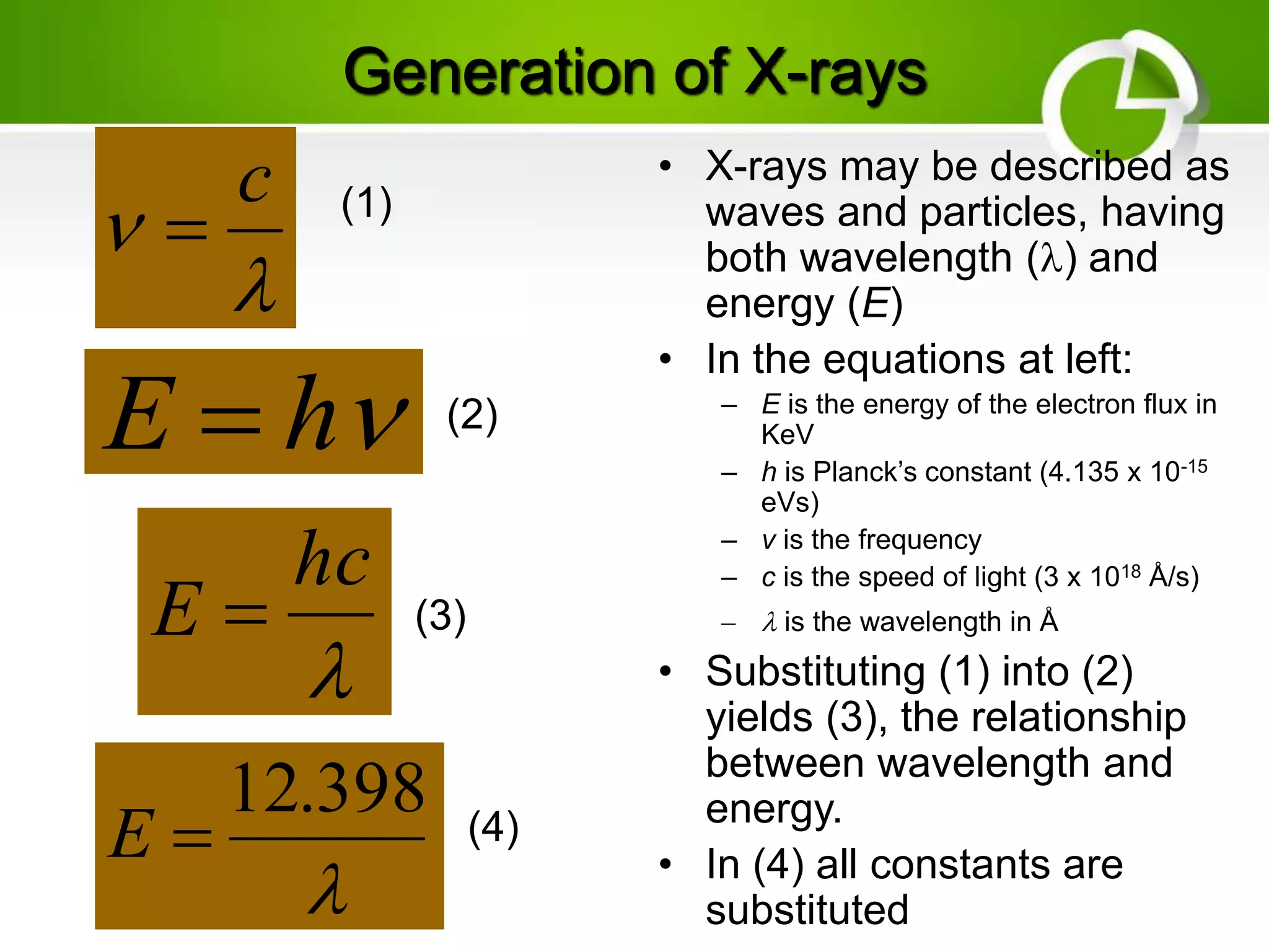 X ray generation Radiology information by rahul ppt 2 | PPT