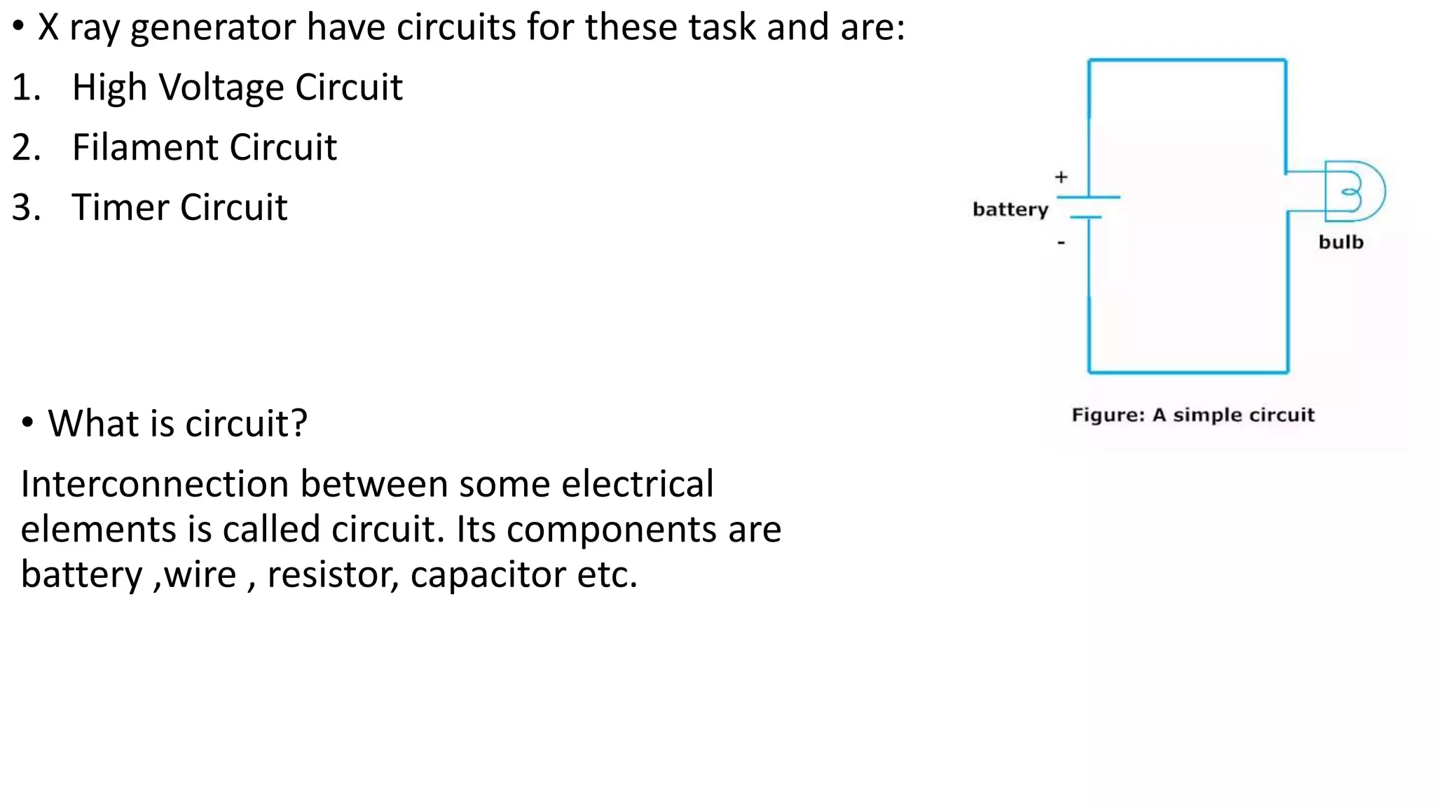 X ray generator, circuits | PPTX