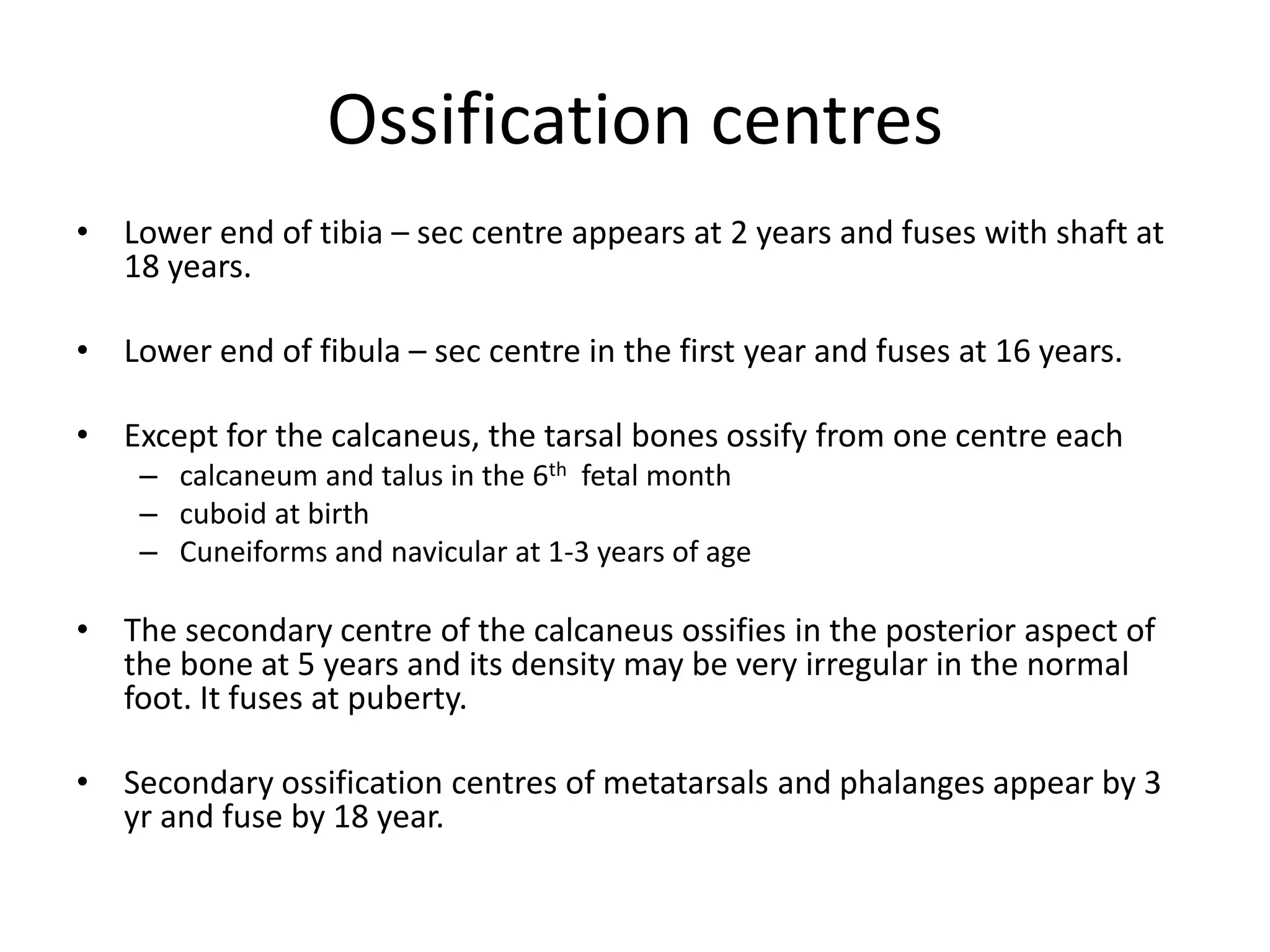 X ray of foot and ankle | PPTX