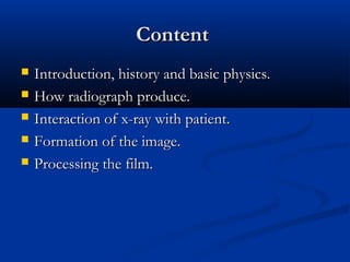 X ray physics | PPT