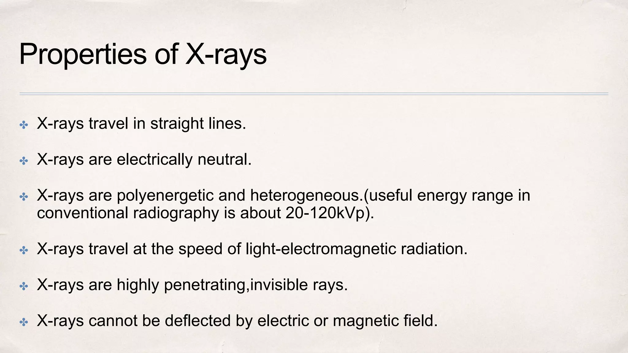 X ray physics | PPTX