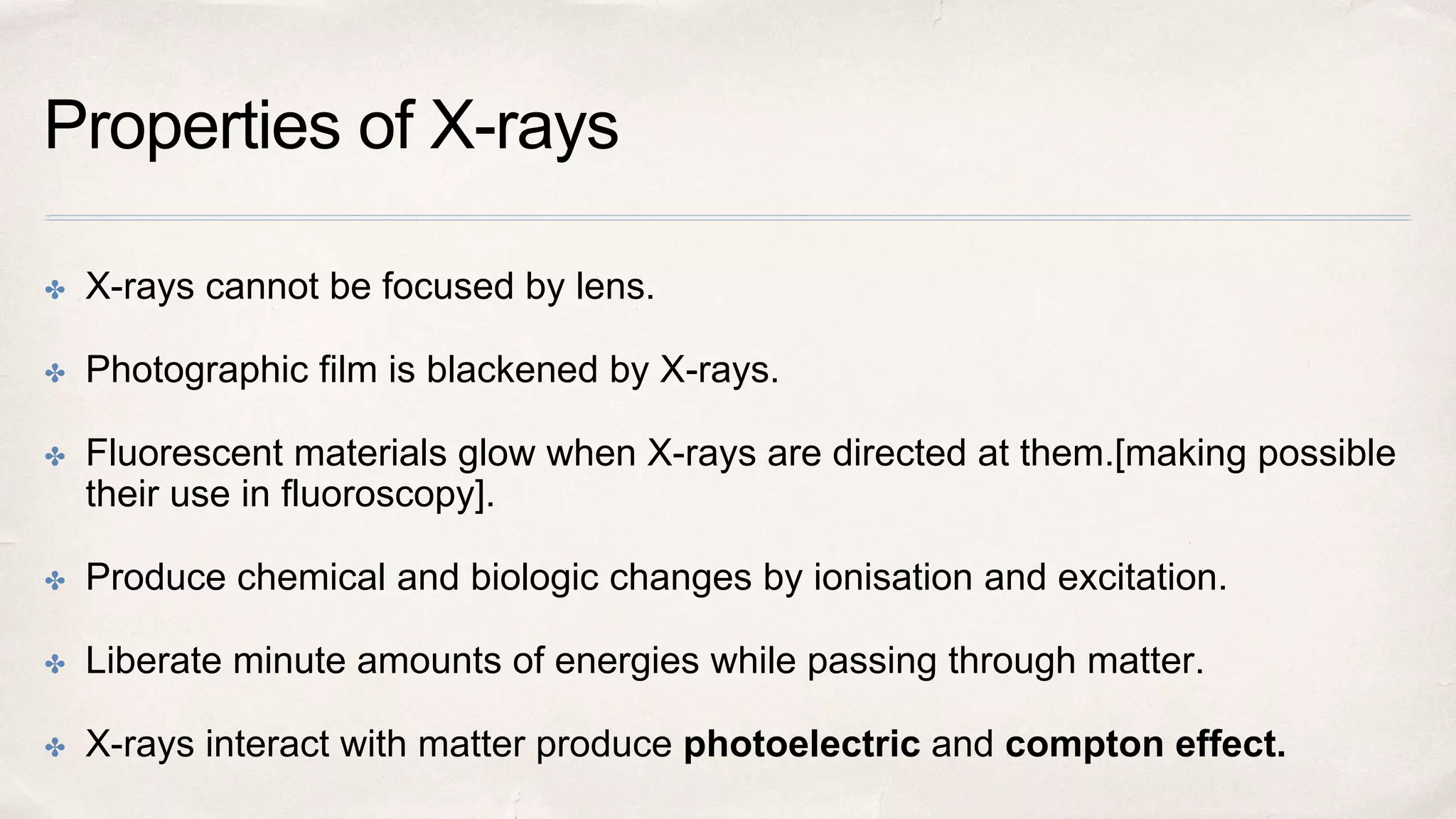 X ray physics | PPTX