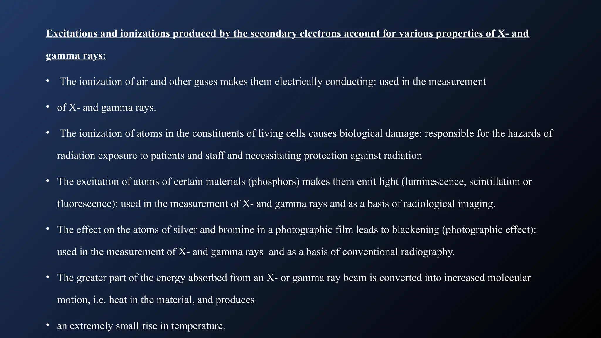 Interaction of xrays and gamma rays with matter | PPTX