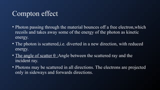 Interaction of xrays and gamma rays with matter | PPTX