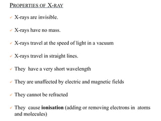 xrayproductionandproperties-171229054704.pptx | Chemistry | Science