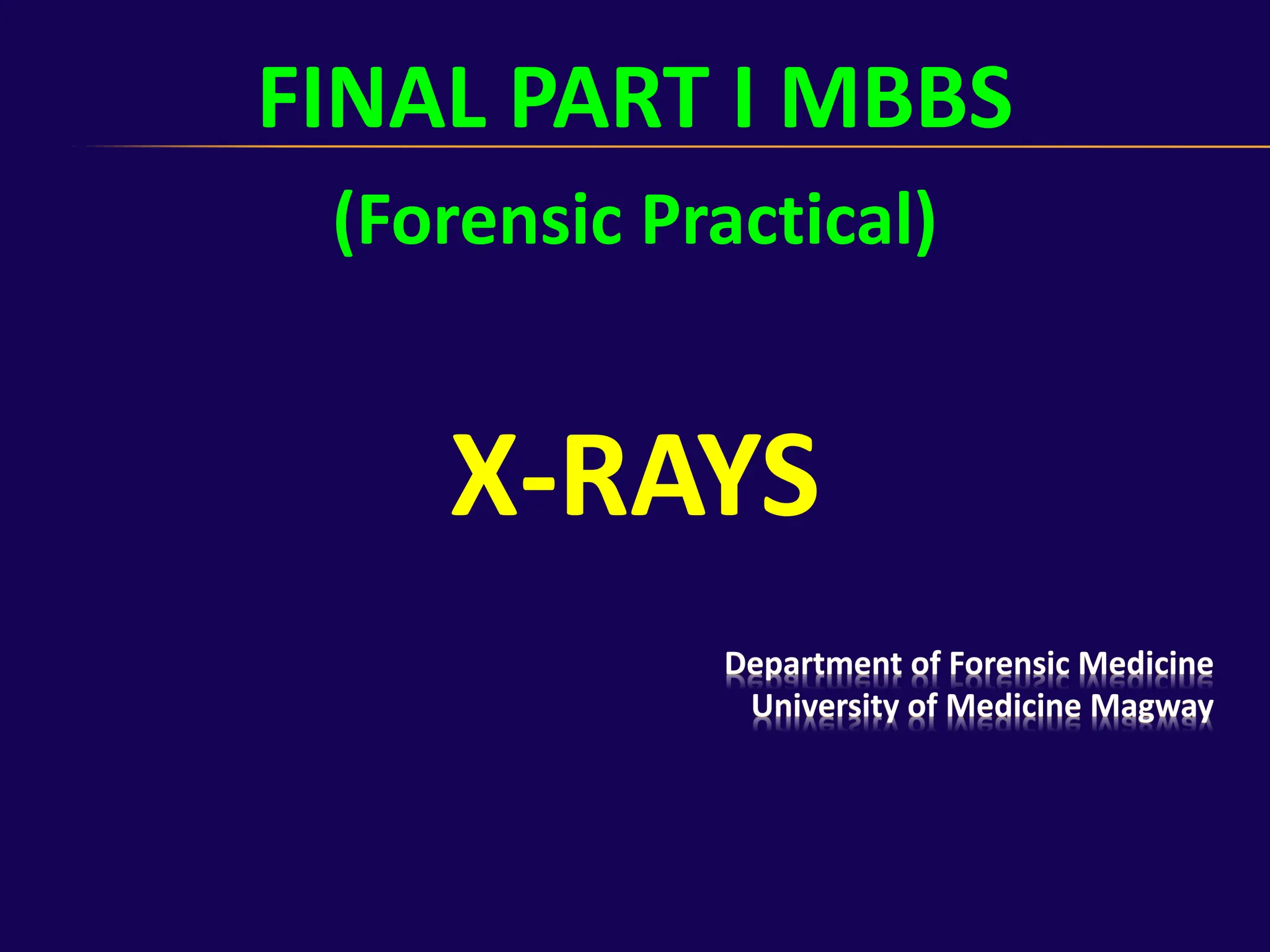 X-ray identification of bones for forensic | PDF