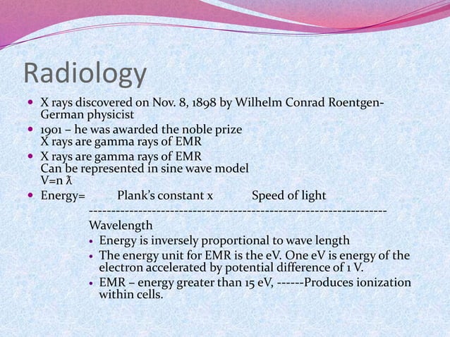 X rays discovered on nov | PPT