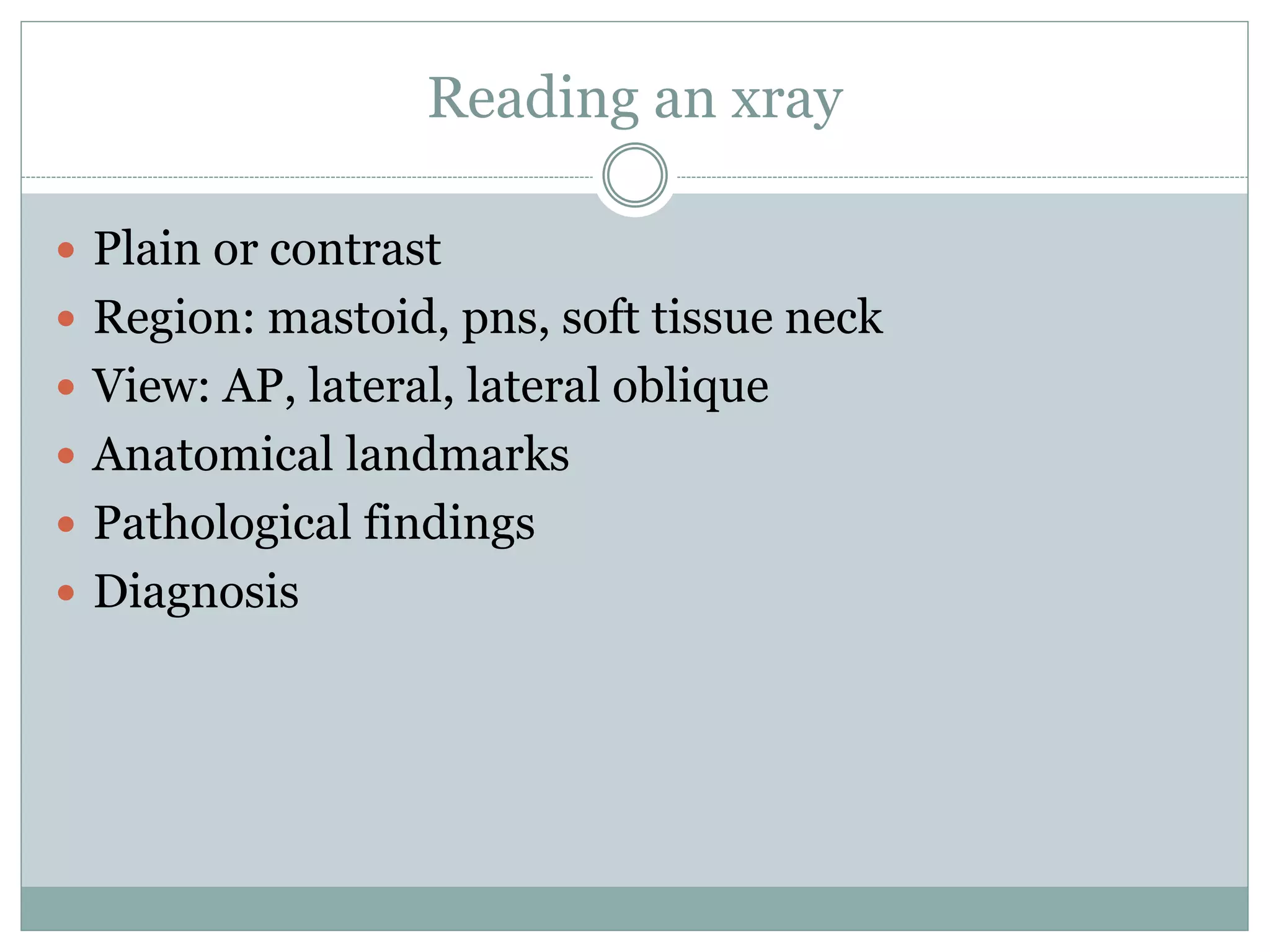 Xrays in ent- Dr Ashly Alexander | PPTX