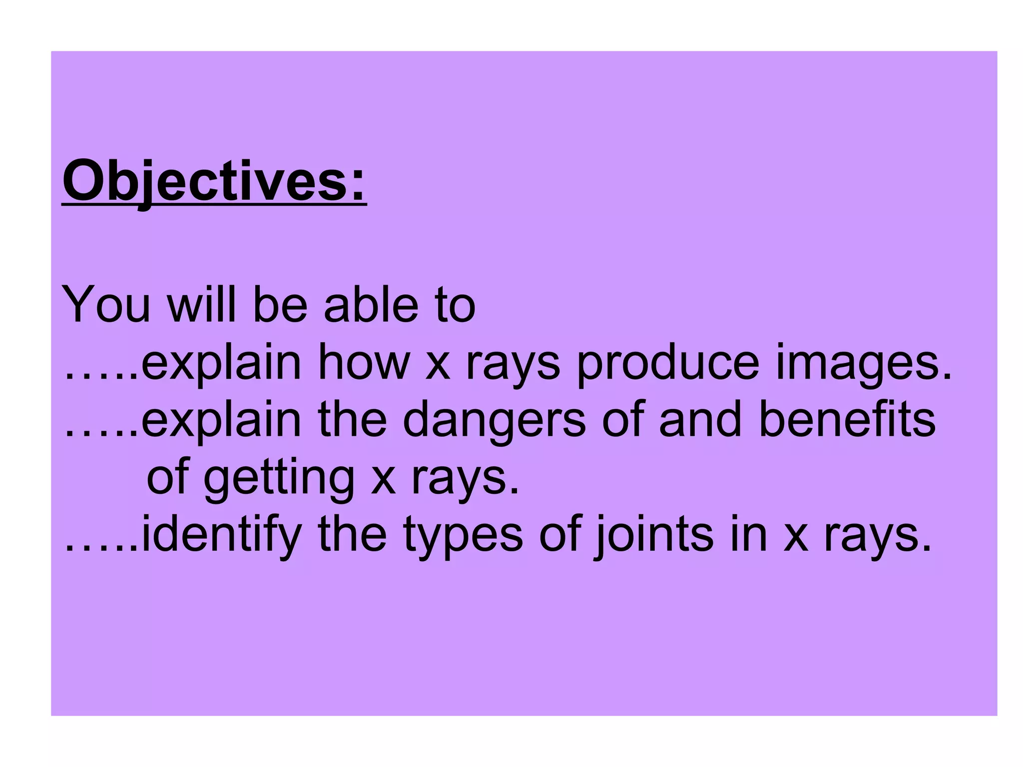 X Rays Ppt | PPT