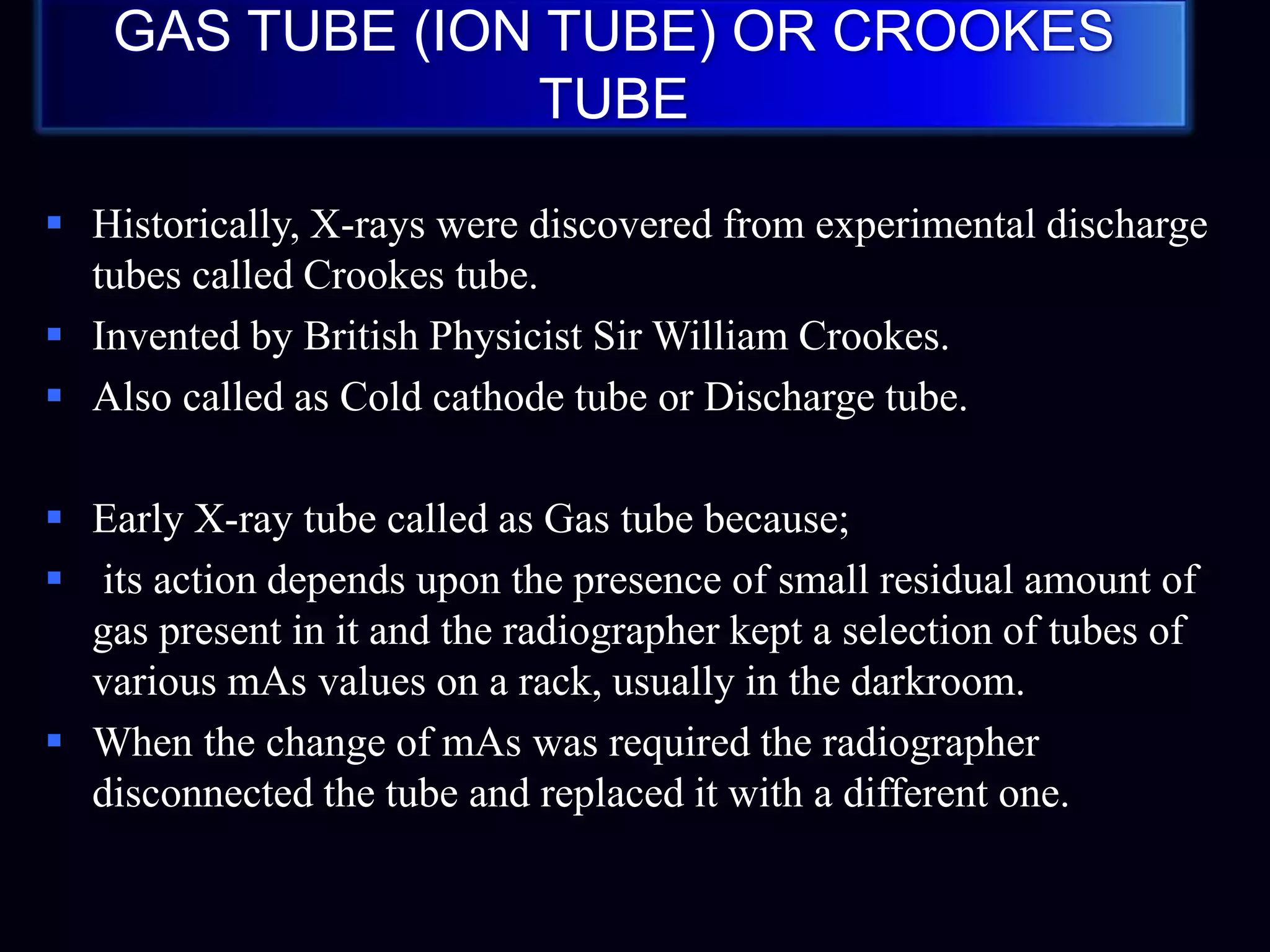 X ray tube | PPTX