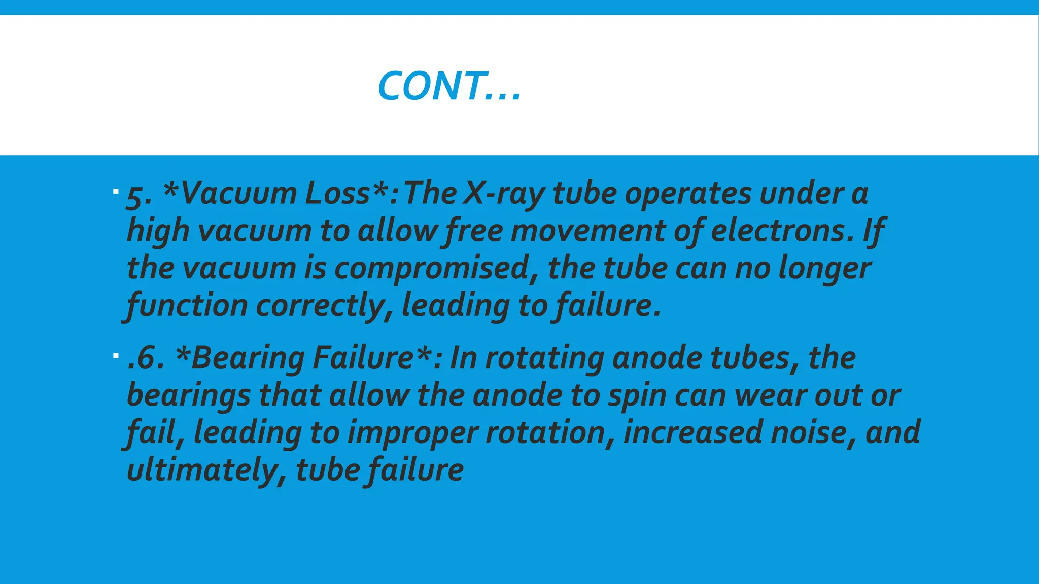 xray tube cooling causes of xray tube failure | PDF