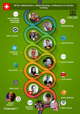 XR(eXtended Reality) for collaboration, online learning, conferences ...