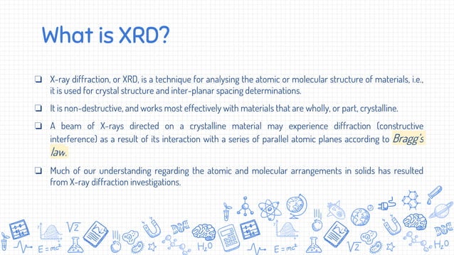 XRD | PPT
