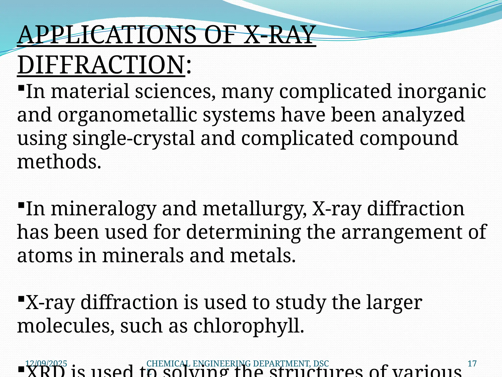 X - Ray Diffraction for BSc students.pptx