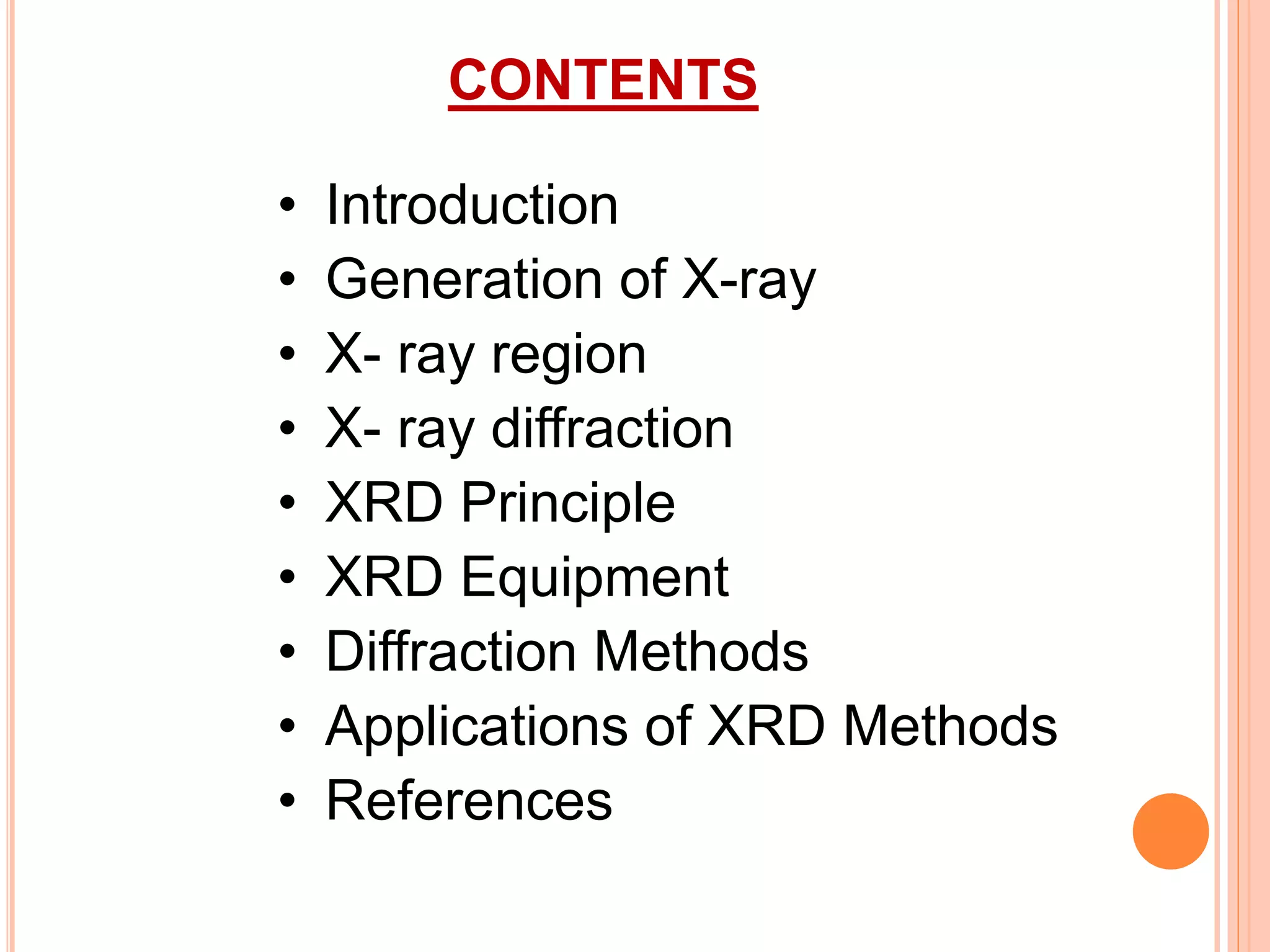 X Ray Diffraction And Diffraction Methods Basics Pptx Chemistry