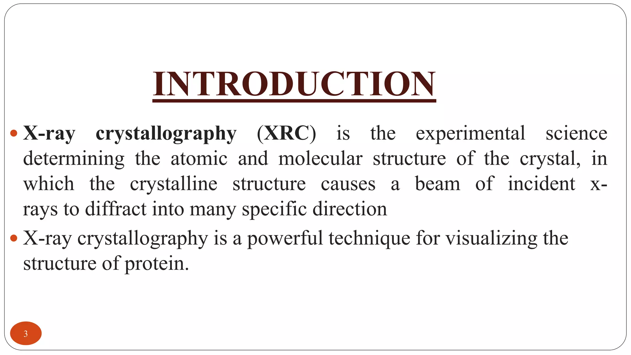 X- ray crystallography, Shriyansh Srivastava, M.Pharm (Department of Pharmacology) INDO SOVIET ...