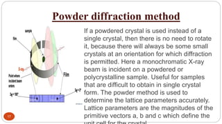 X- ray crystallography, Shriyansh Srivastava, M.Pharm (Department of ...