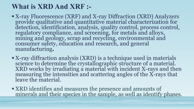 XRD And XRF2.pptx