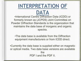 X-ray diffraction | PPTX