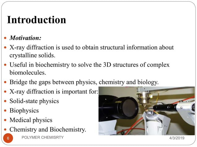 Xrd presentation | PPTX | Chemistry | Science
