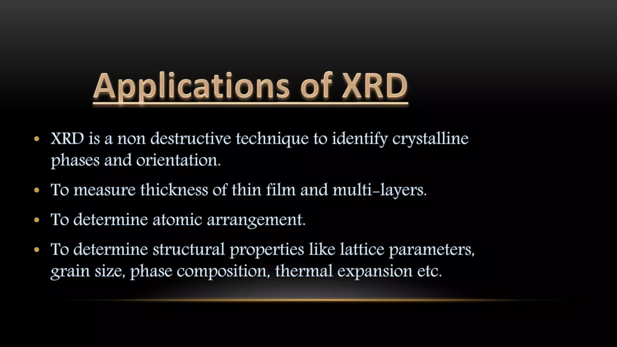 X Ray Diffraction Ppt