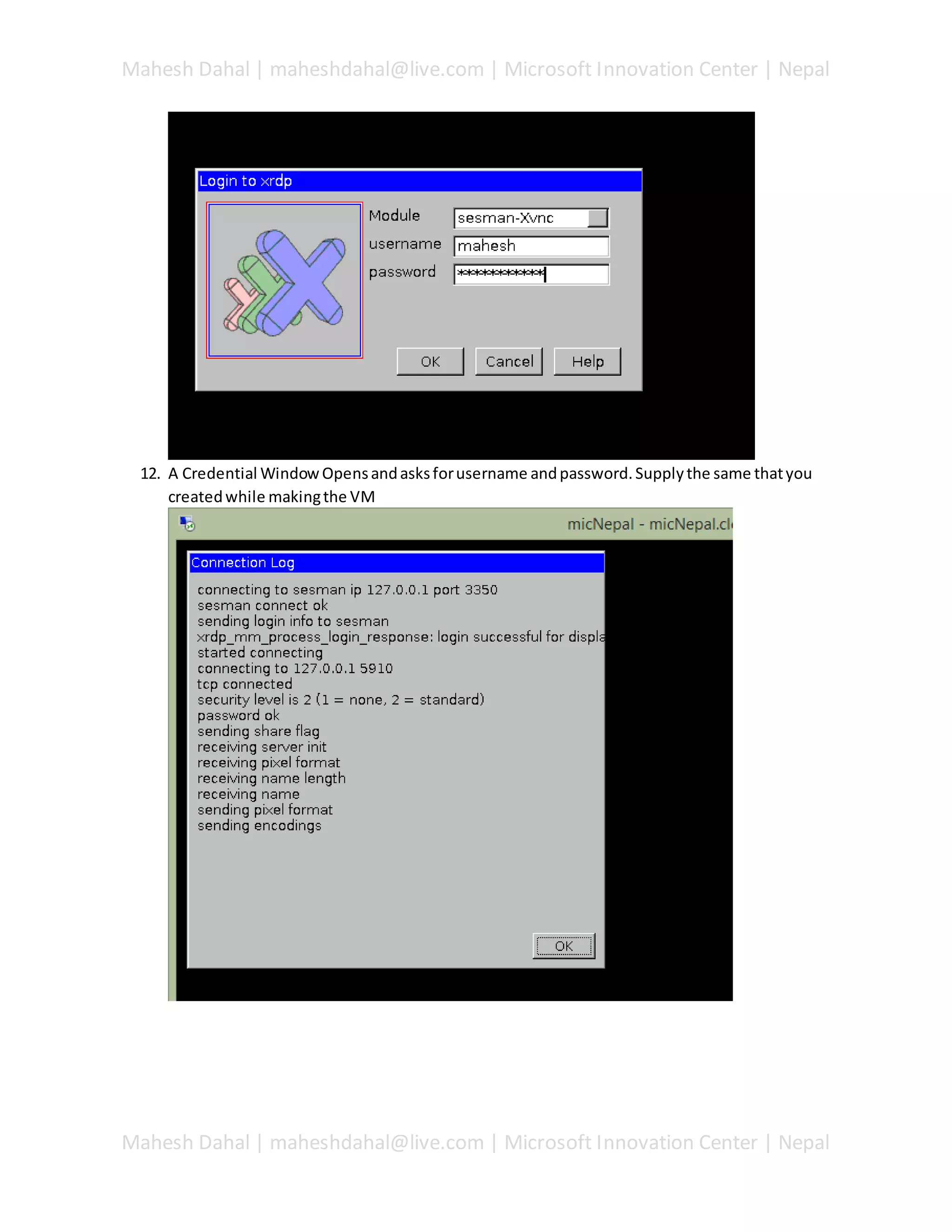 RDP Connection to Linux Azure Virtual Machine | PDF