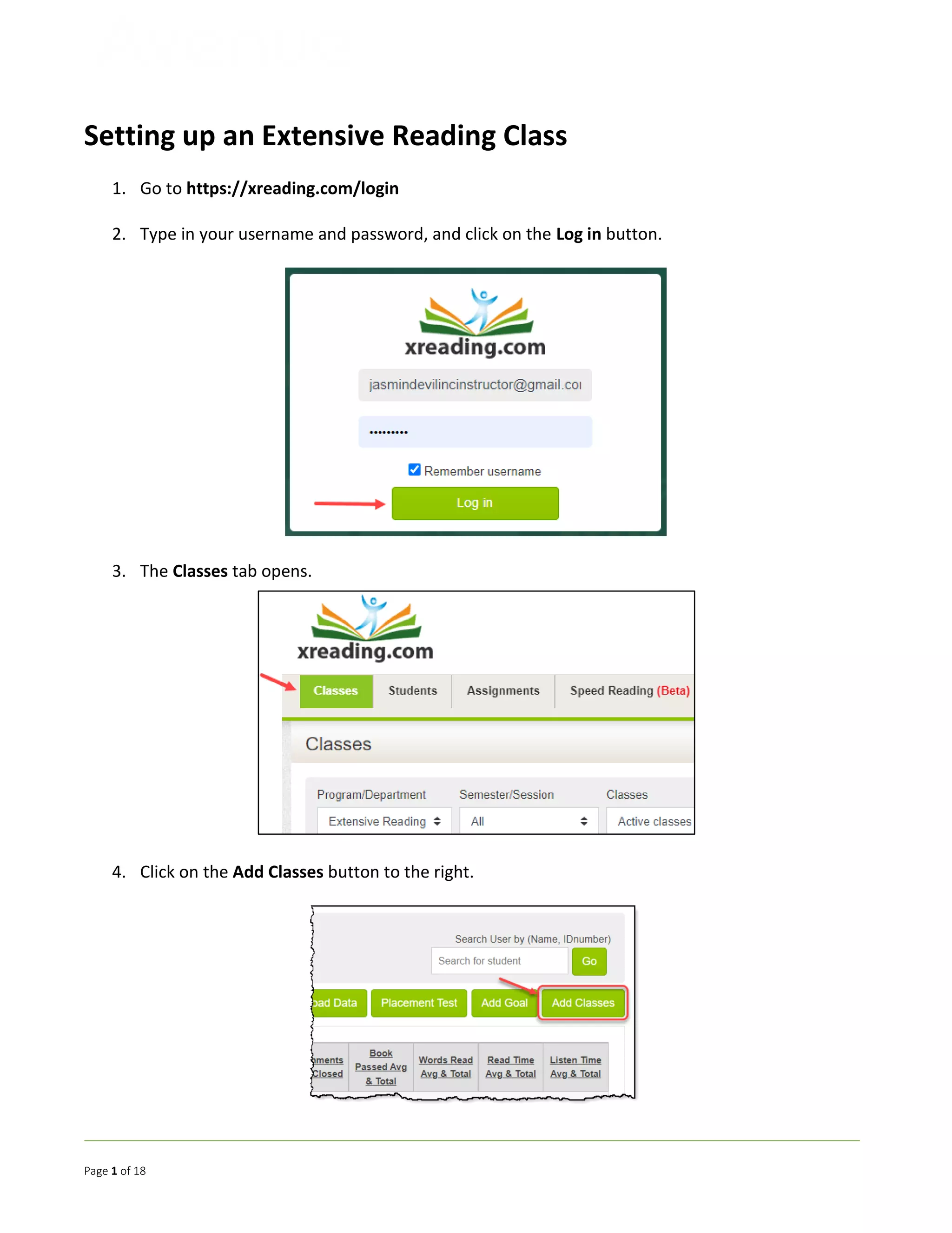 Xreading Teacher Start up | PDF