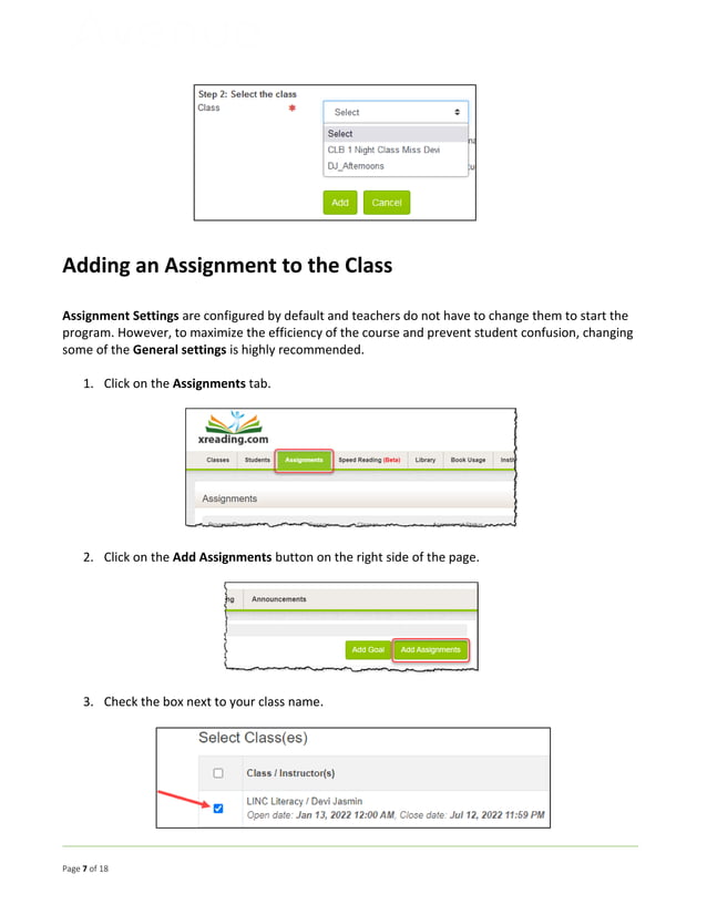 Xreading Teacher Start up | PDF