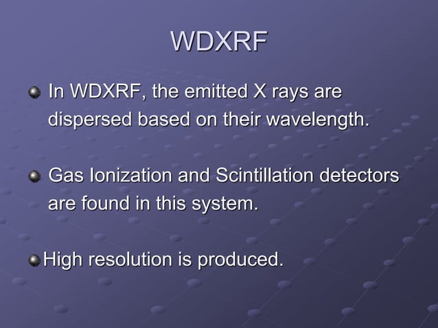Xrf | PPTX