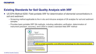 XRF for Analysis of Contaminated Soil and Environmental Applications | PDF