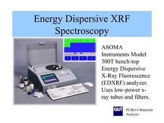 XRF Lecture Notes | PPT