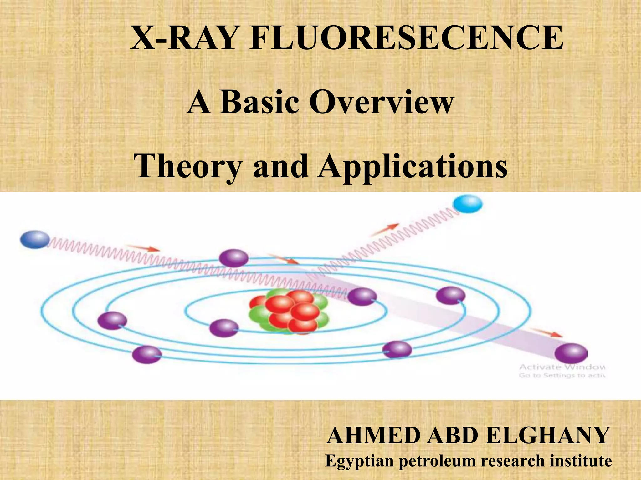 X-RAY FLUORESECENCE | PPTX