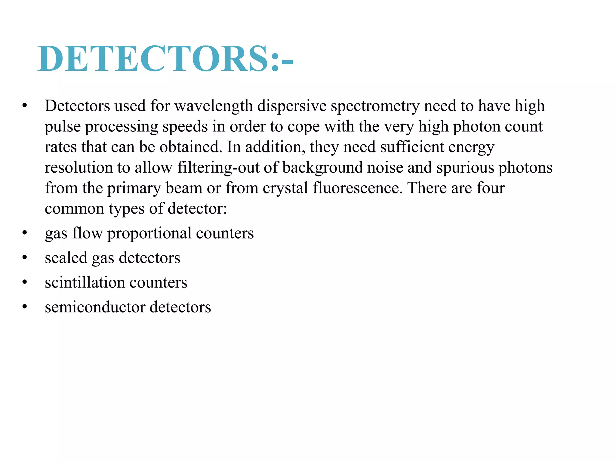 XRF and its types | PPTX