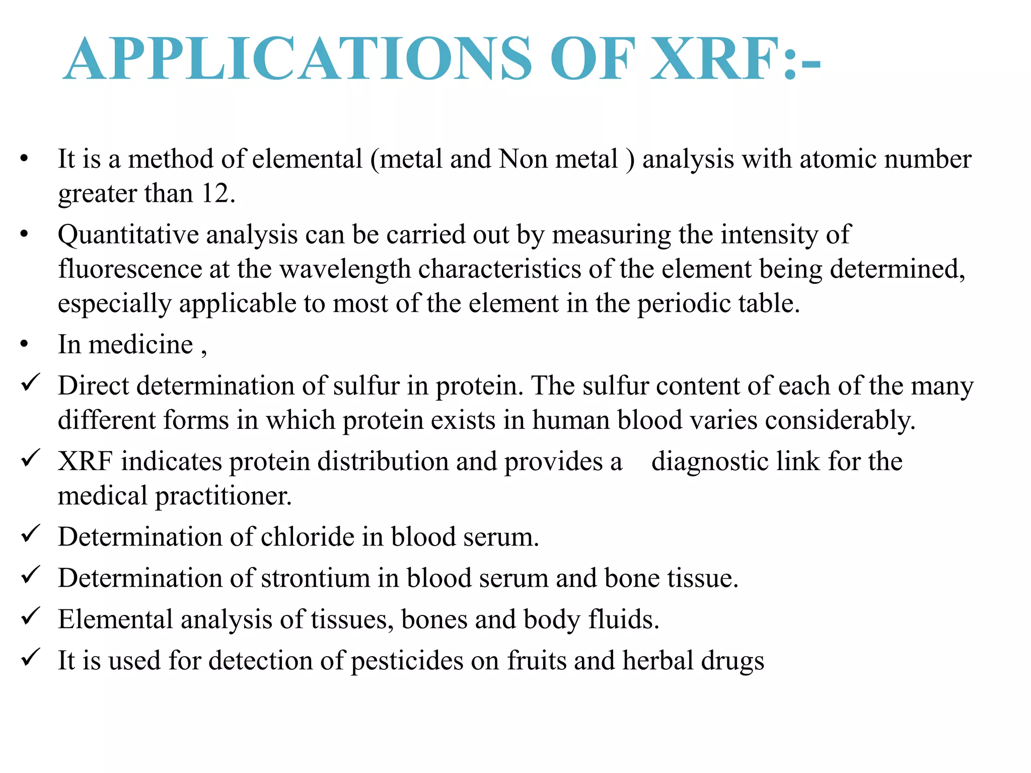 XRF and its types | PPTX | Chemistry | Science